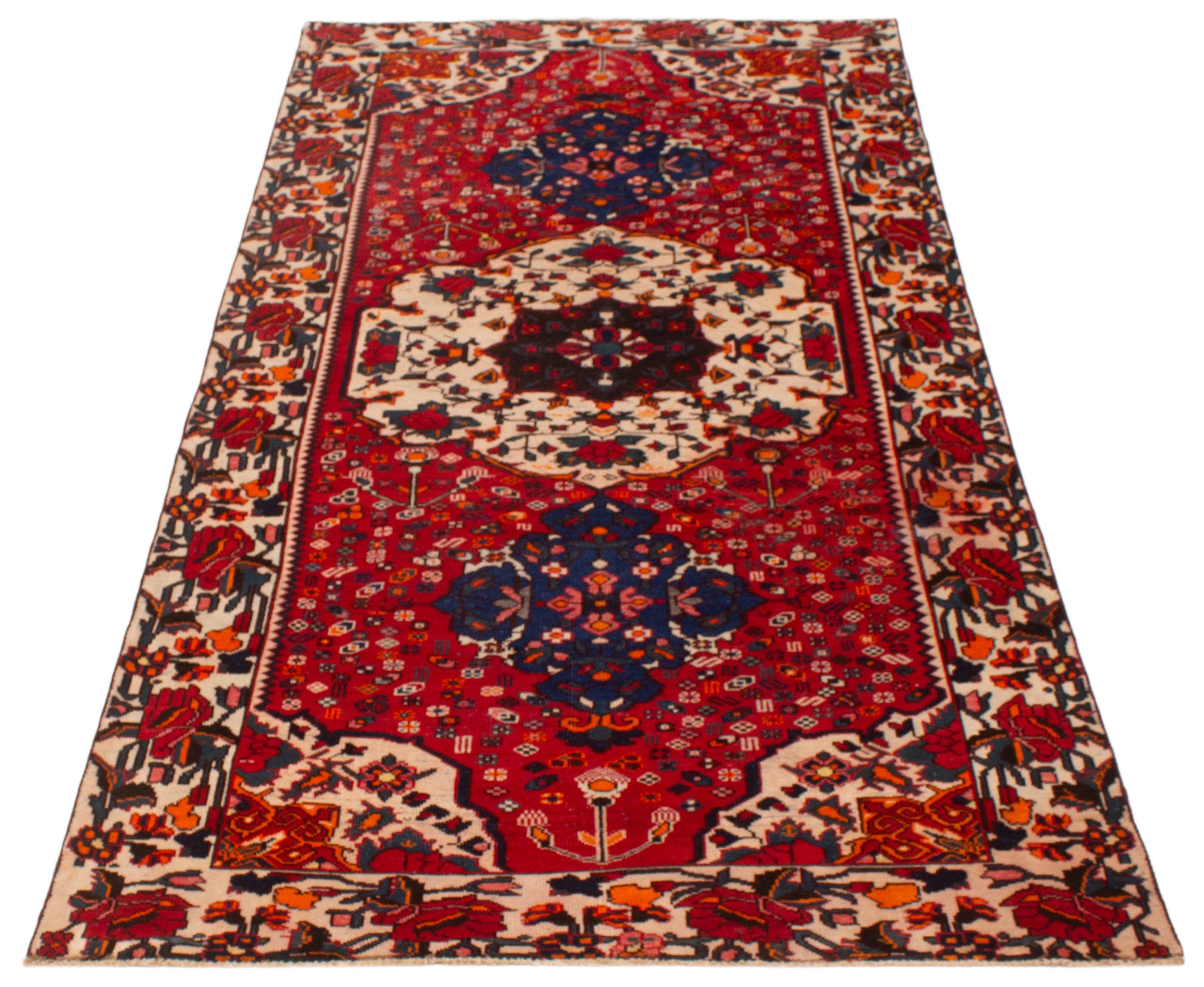 Isabelline Aundrea One-of-a-Kind Rectangle 5'1" X 10'1" 1990s Wool Area ...