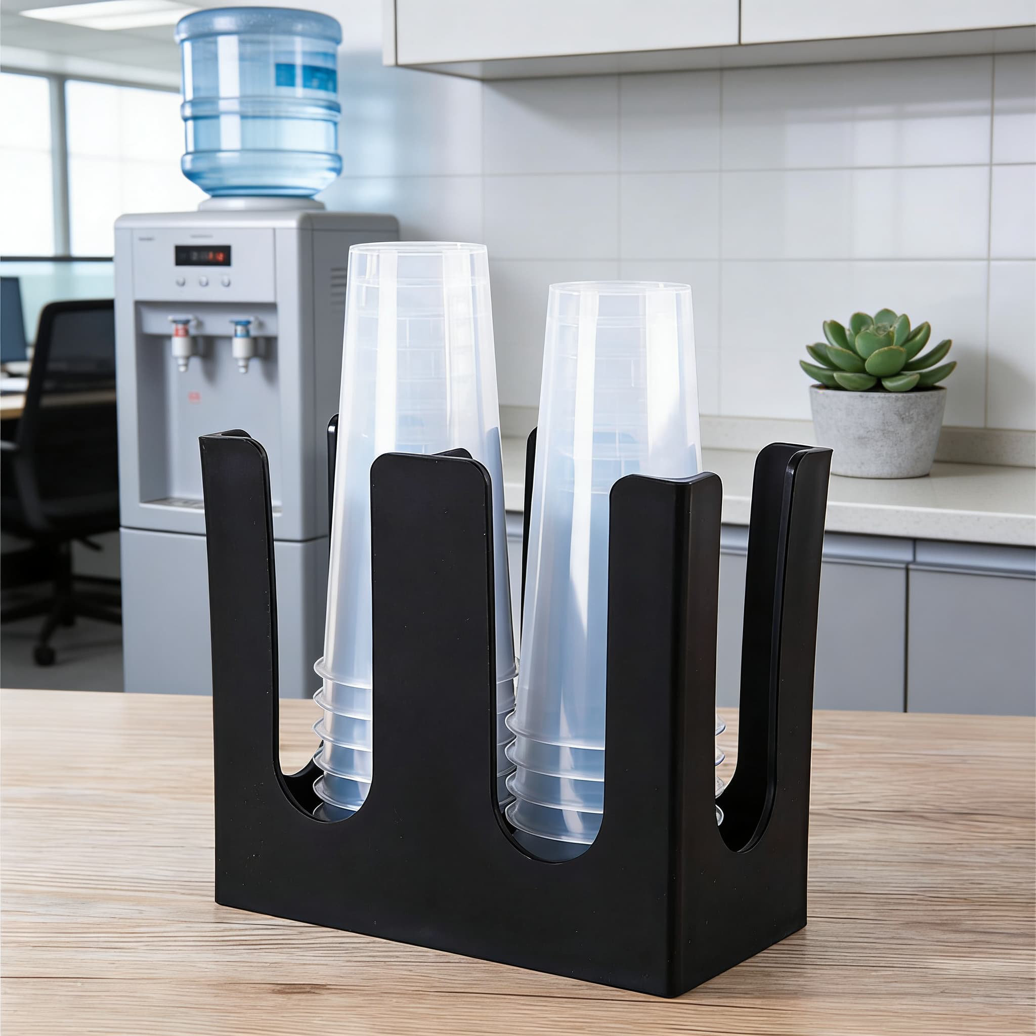 Rebrilliant 2-Pack Dual Compartment Coffee Cup And Lid Dispenser ...