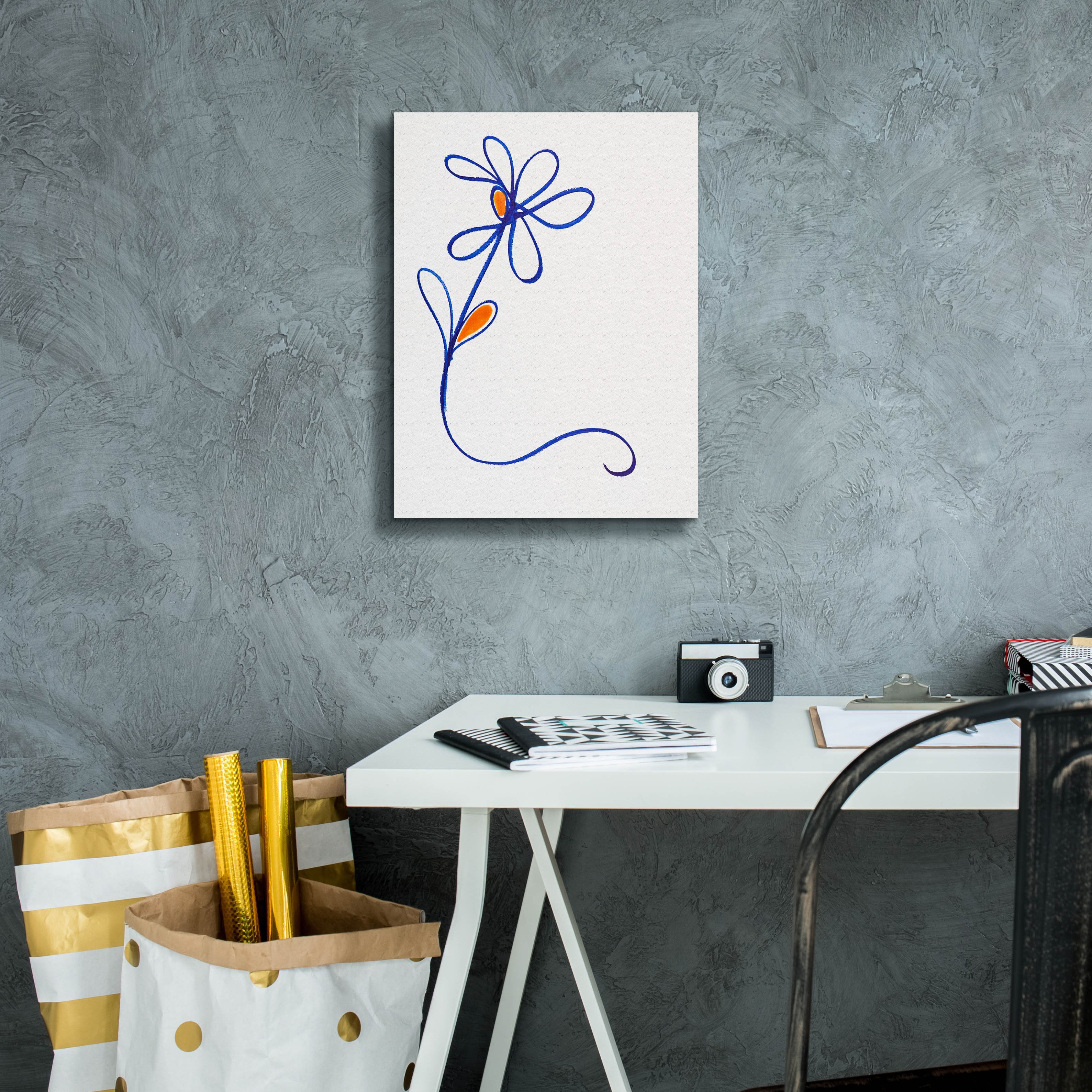 Lark Manor™ 'Wobbly Blooms 1' by Katie Gianni Canvas Wall Art | Wayfair