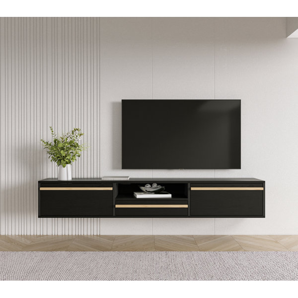 Wrought Studio™ Hawana 71" Modern and Minimalist Wall Mounted Floating ...