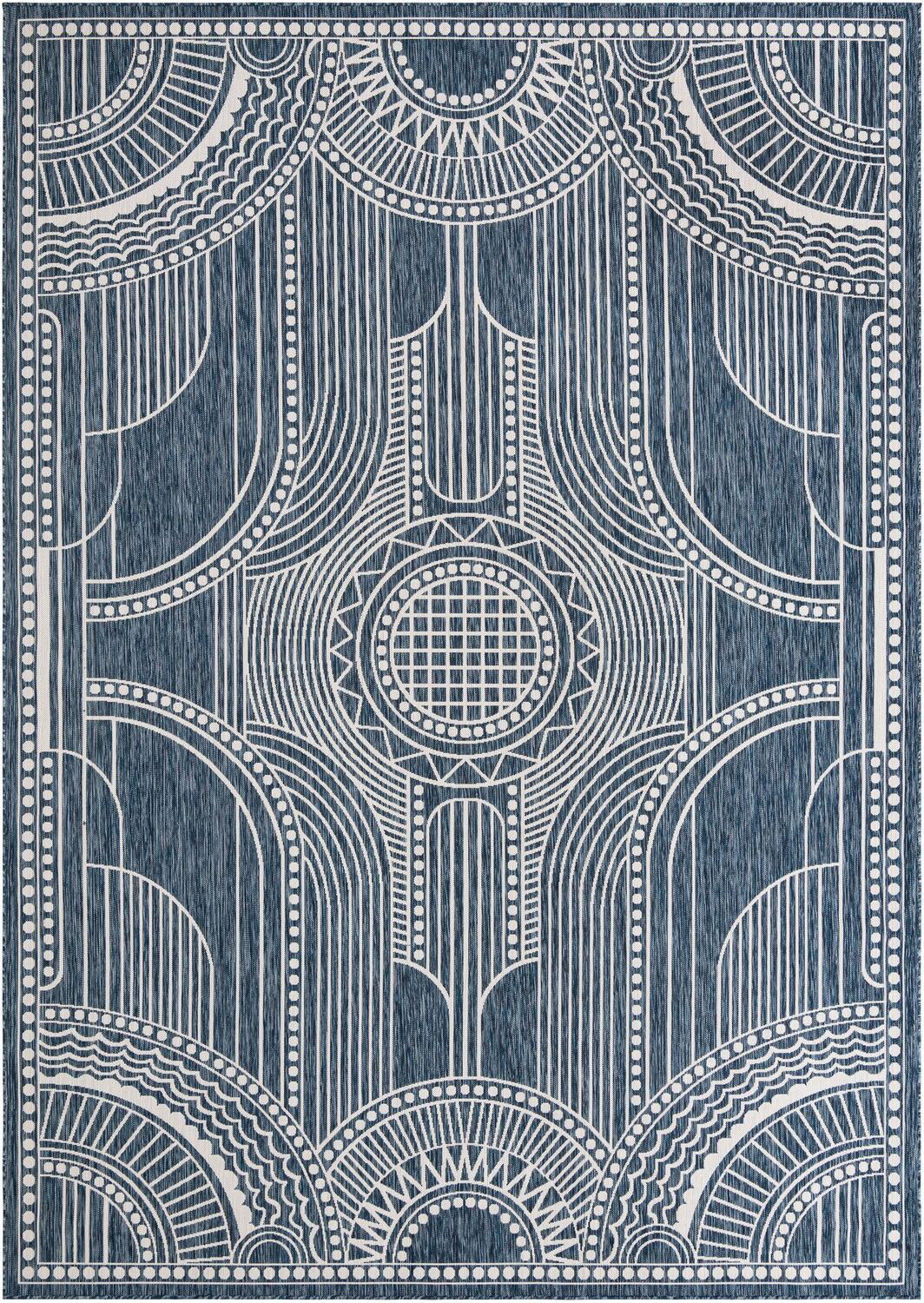 Bungalow Rose None Huitt Area Rug Blue Colour - Wayfair Canada
