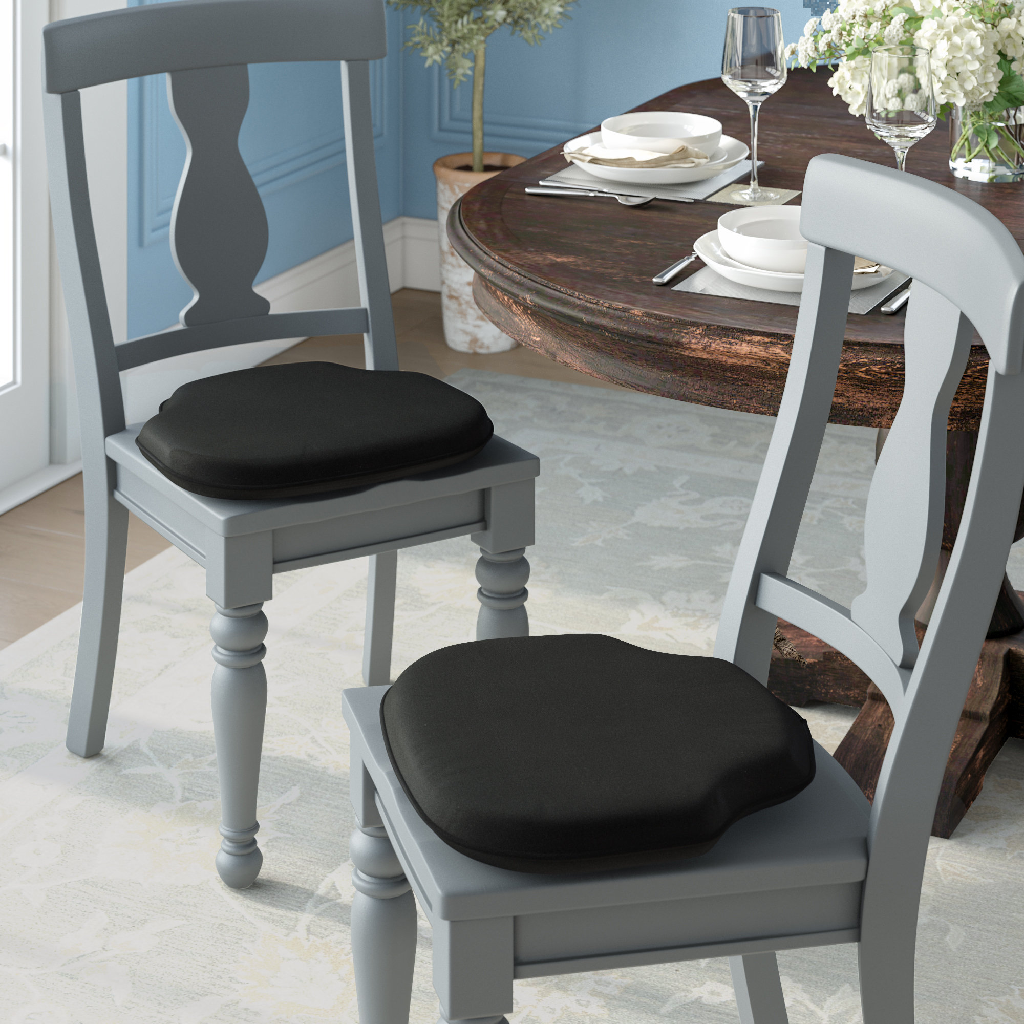 Winston Porter Non-Slip Windsor Chair Cushions & Reviews | Wayfair