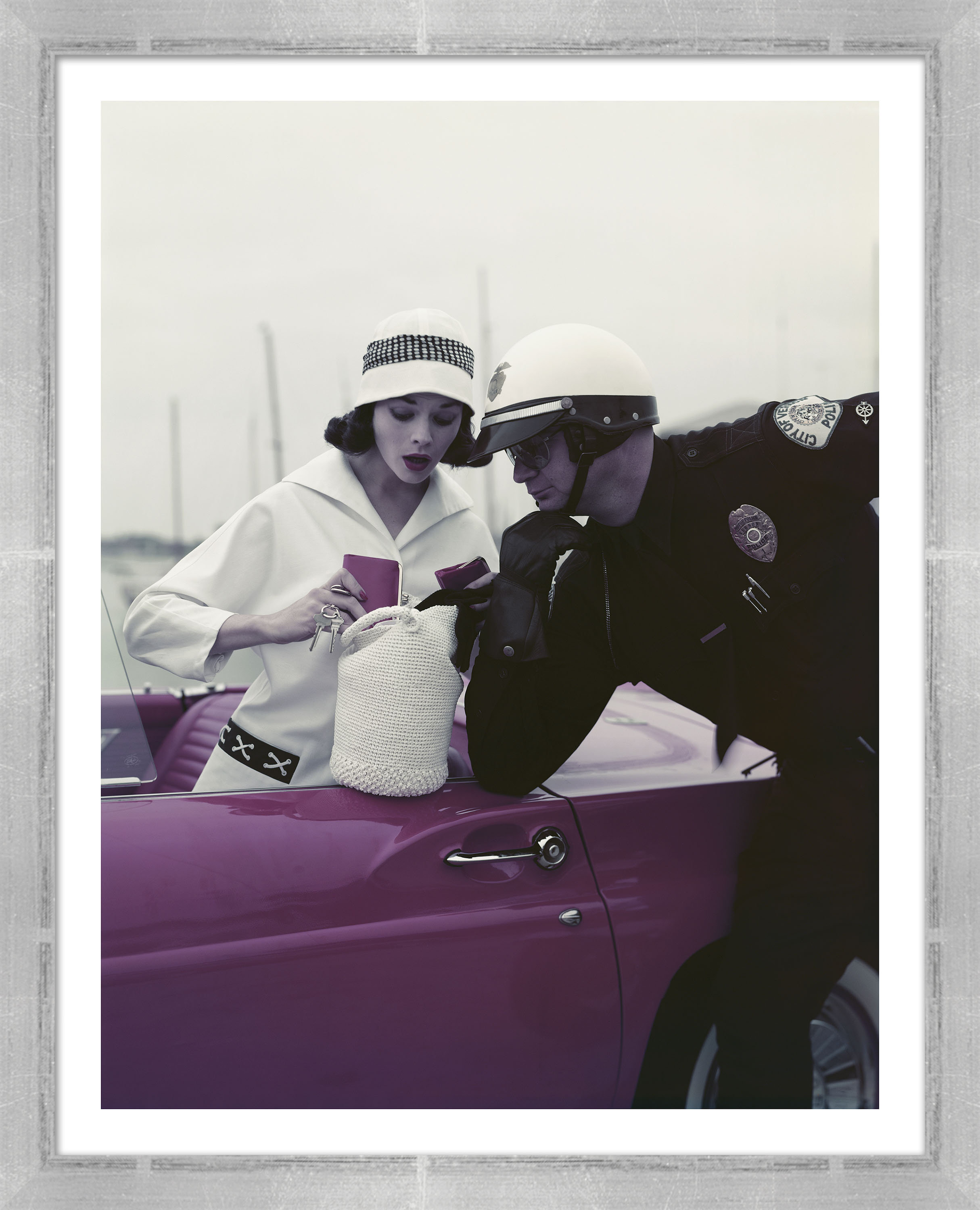Getty Images Gallery by Soicher Marin Police Officer Examining License ...