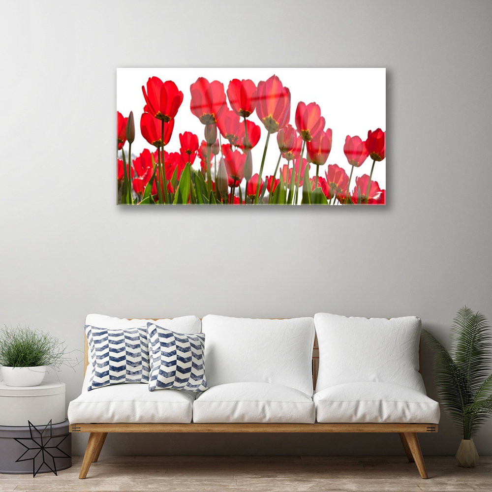 Brayden Studio Floral Flowers - Unframed Photograph on Glass | Wayfair ...