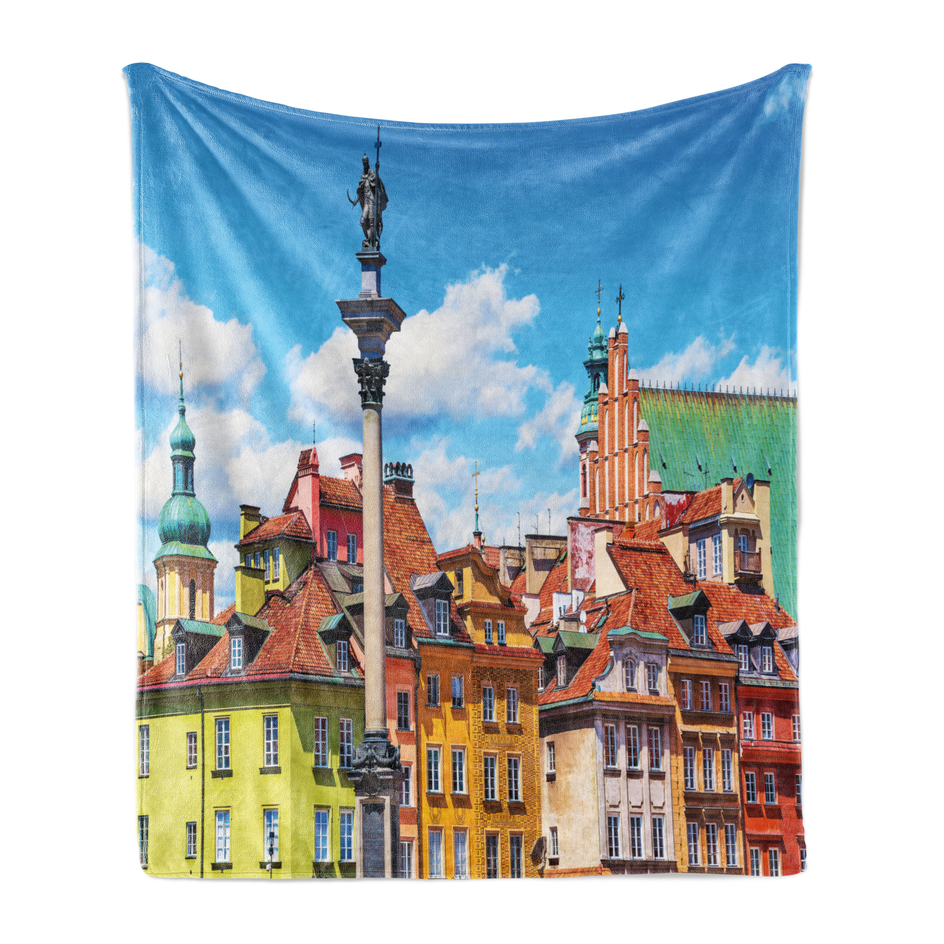 Ambesonne Travel Fleece Throw Blanket 36555 | Wayfair