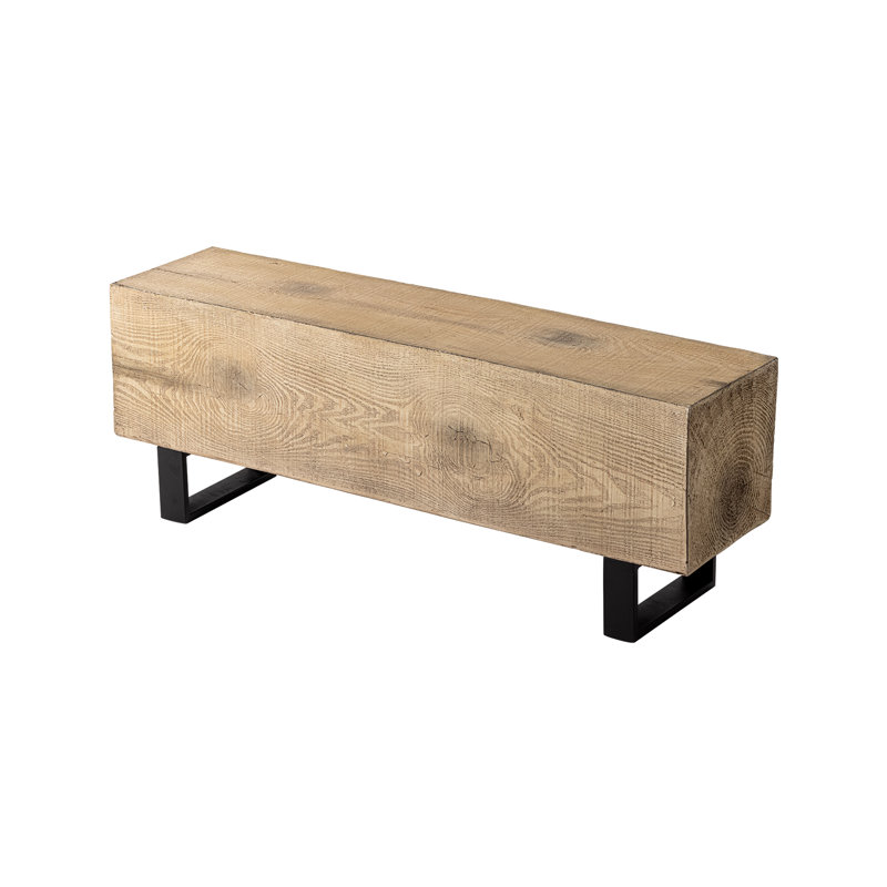 The Twillery Co.® Pinesdale Outdoor MgO Stone/Concrete Garden Bench ...