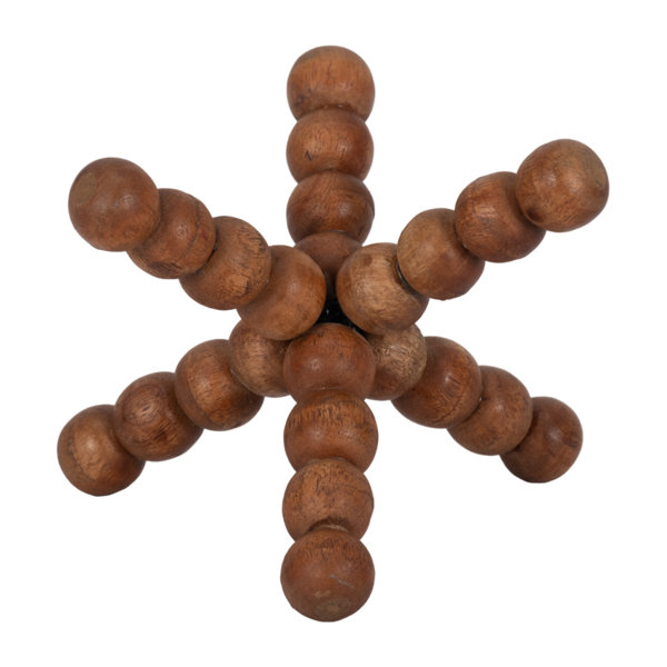 Joss & Main Edmund 6" Beaded Jack Sculpture - Contemporary Rustic ...