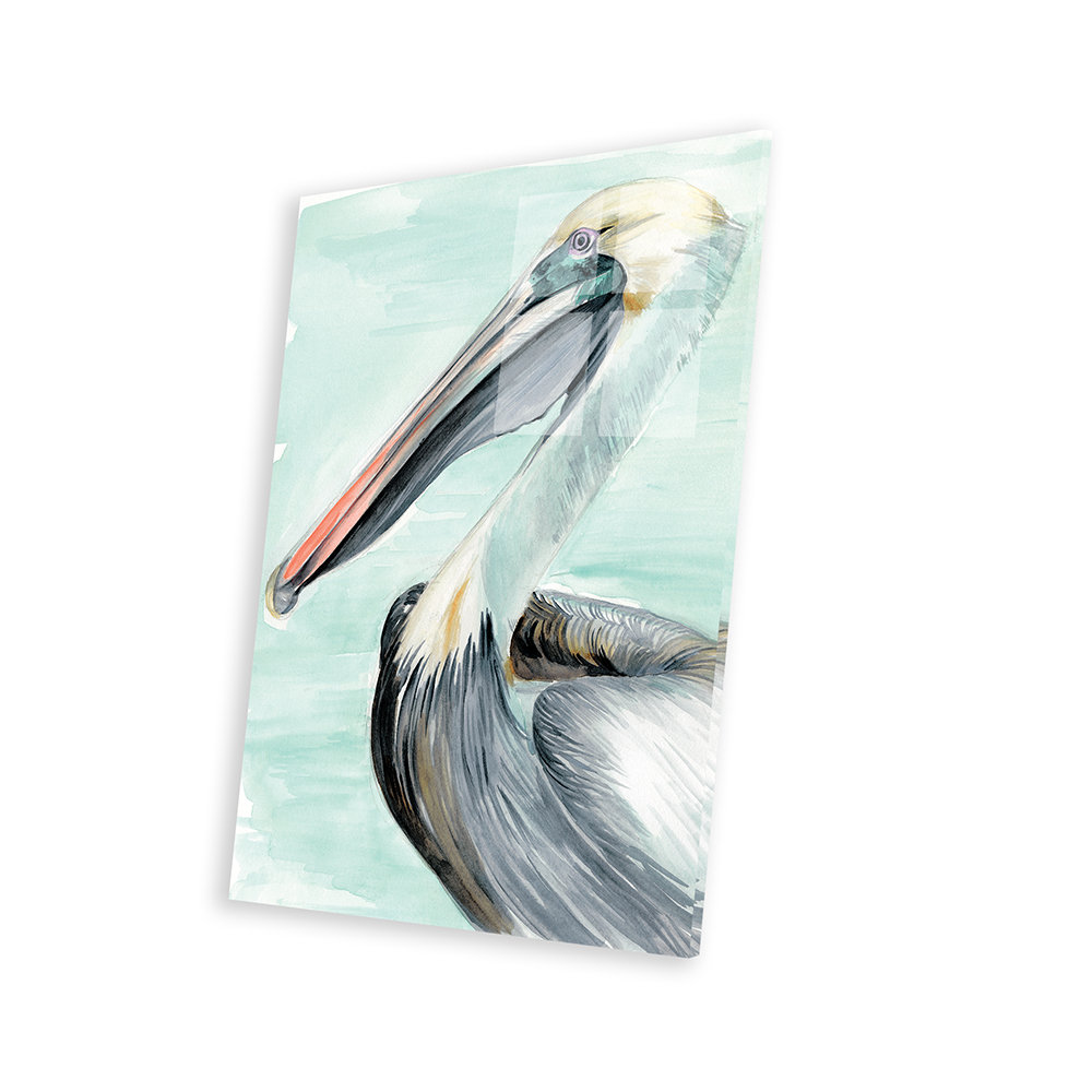 Dovecove Turquoise Pelican II by Jennifer Paxton Parker - Unframed ...