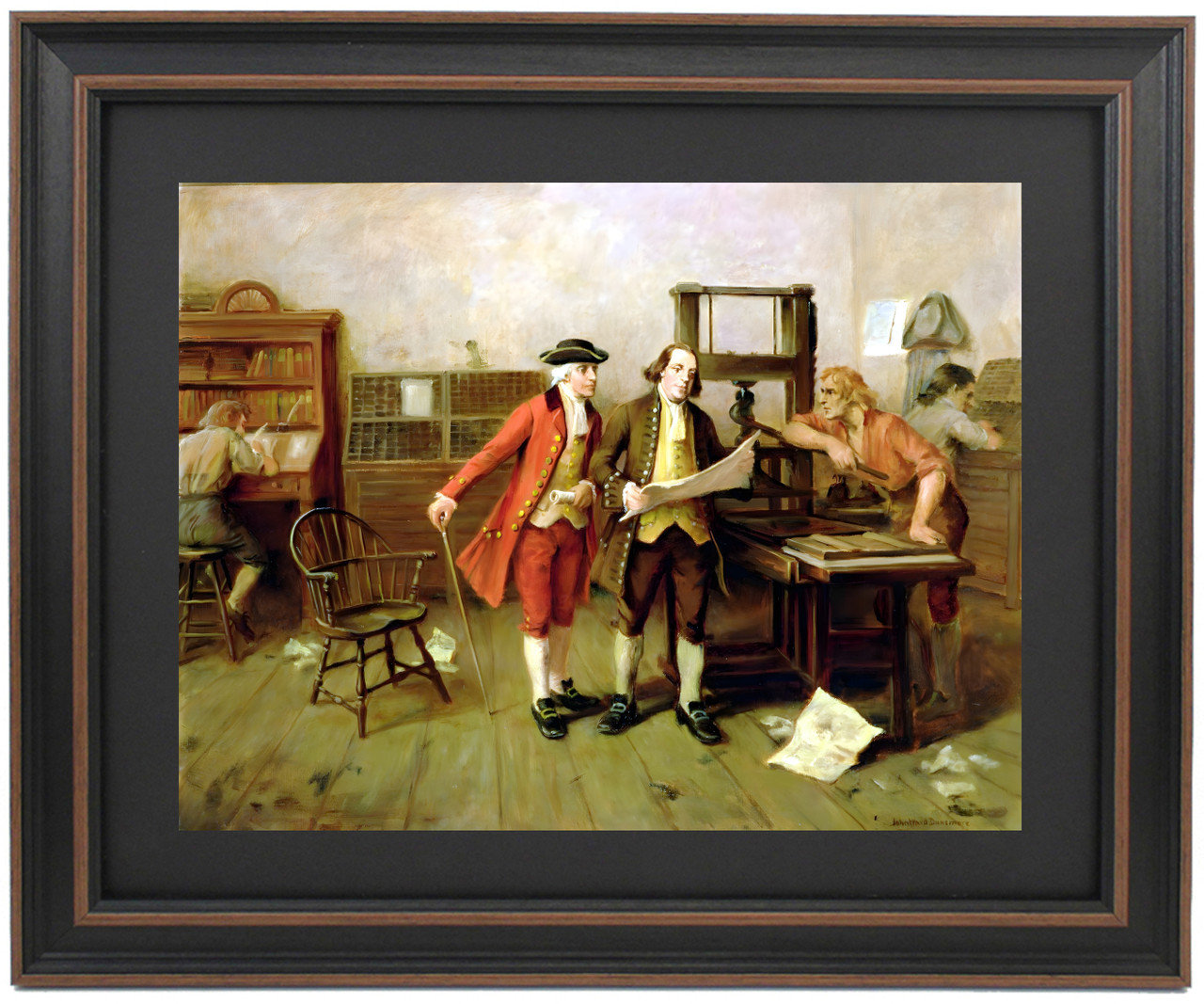 Canora Grey Benjamin Franklin, Printer By John Ward Dunsmore | Wayfair