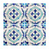 Casablanca Market Mediterranean 4" x 4" Ceramic Carthage Decorative ...