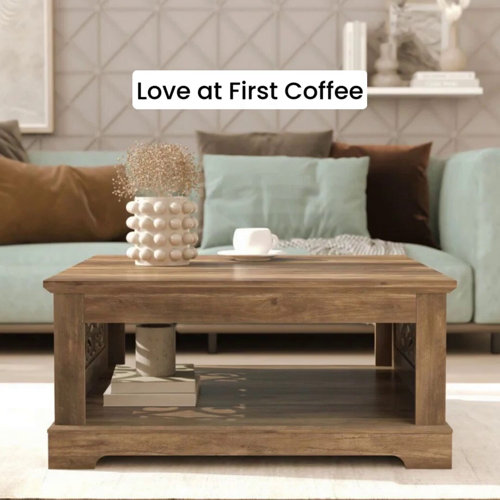 Millwood Pines Korbin Coffee Table with Storage & Reviews | Wayfair