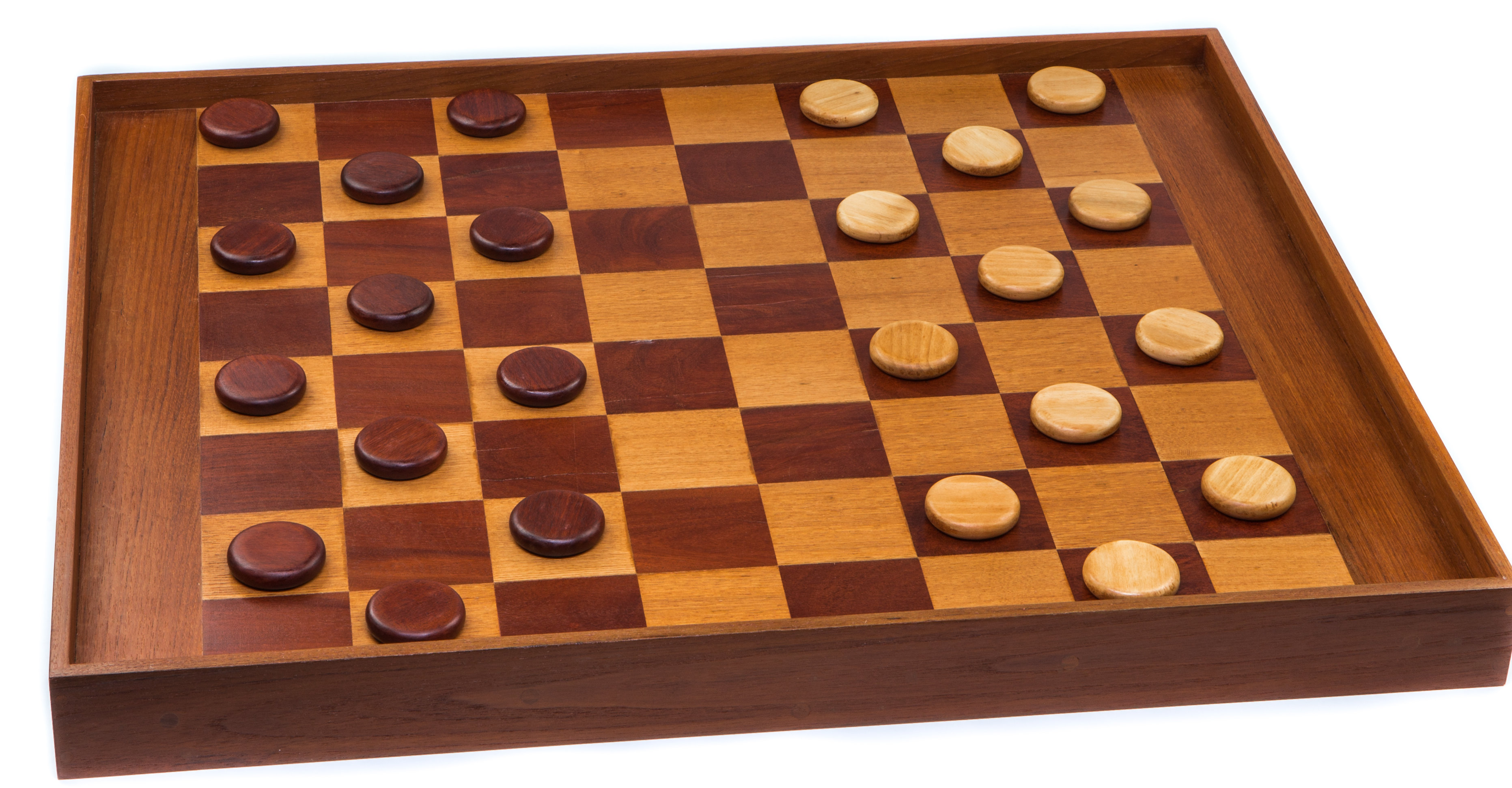 Madison Bay Trading Company Teak Backgammon & Checkers Board Game Set ...