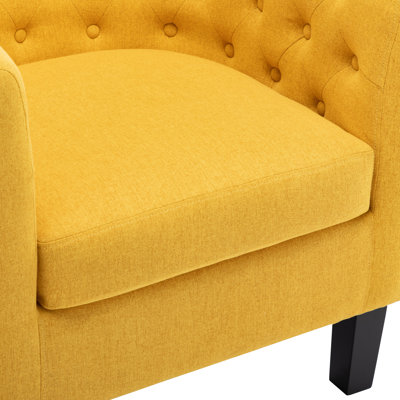 Red Barrel Studio® Upholstered Barrel Chair & Reviews | Wayfair