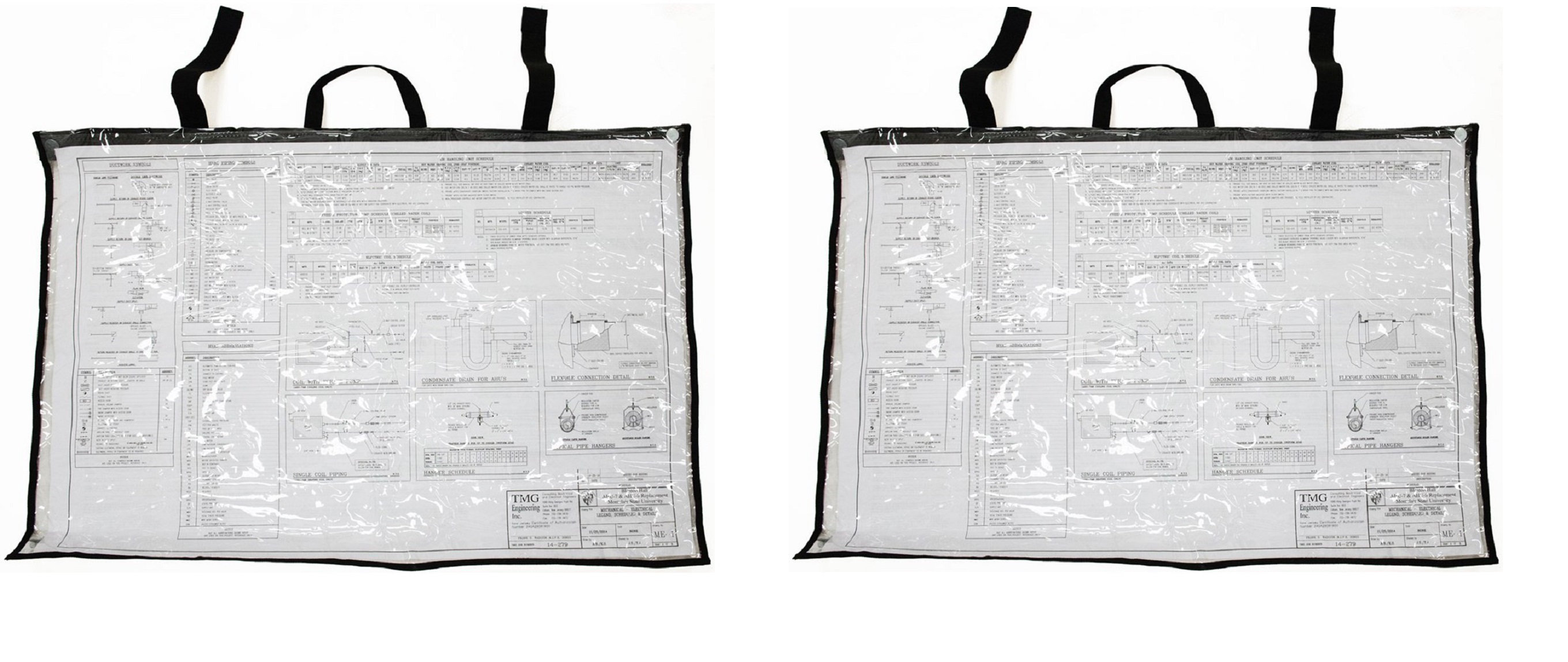 AdirOffice Blueprint Vinyl & Pvc Flat Files Portable Storage Cover ...