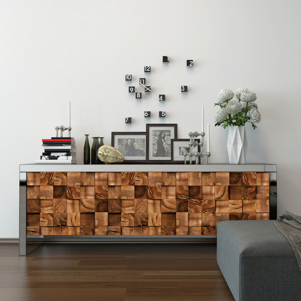 Loon Peak® Square Timber Wall Decal | Wayfair