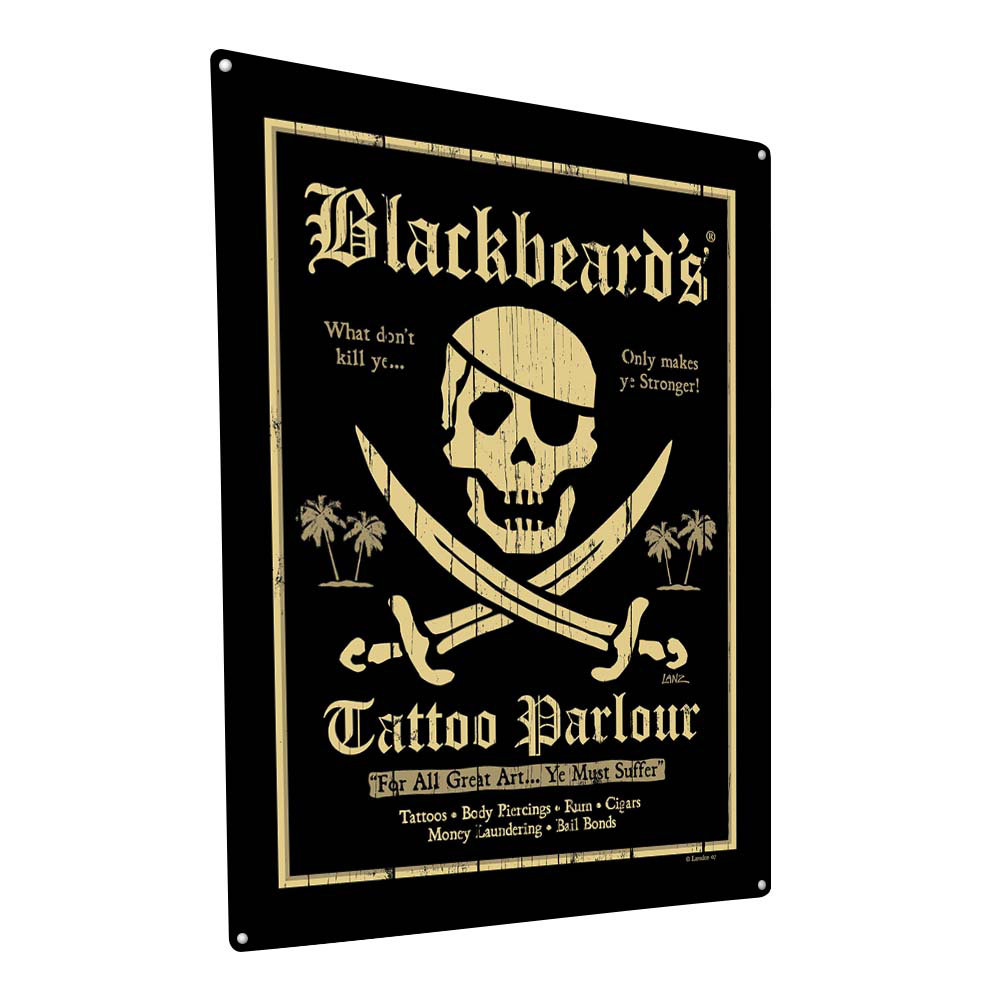 Trinx Blackbeards Tattoo Metal Sign - Wayfair Canada
