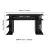 Wade Logan® Gaiana Large Modern Gaming Computer Desk 53 Inch with 5 ...
