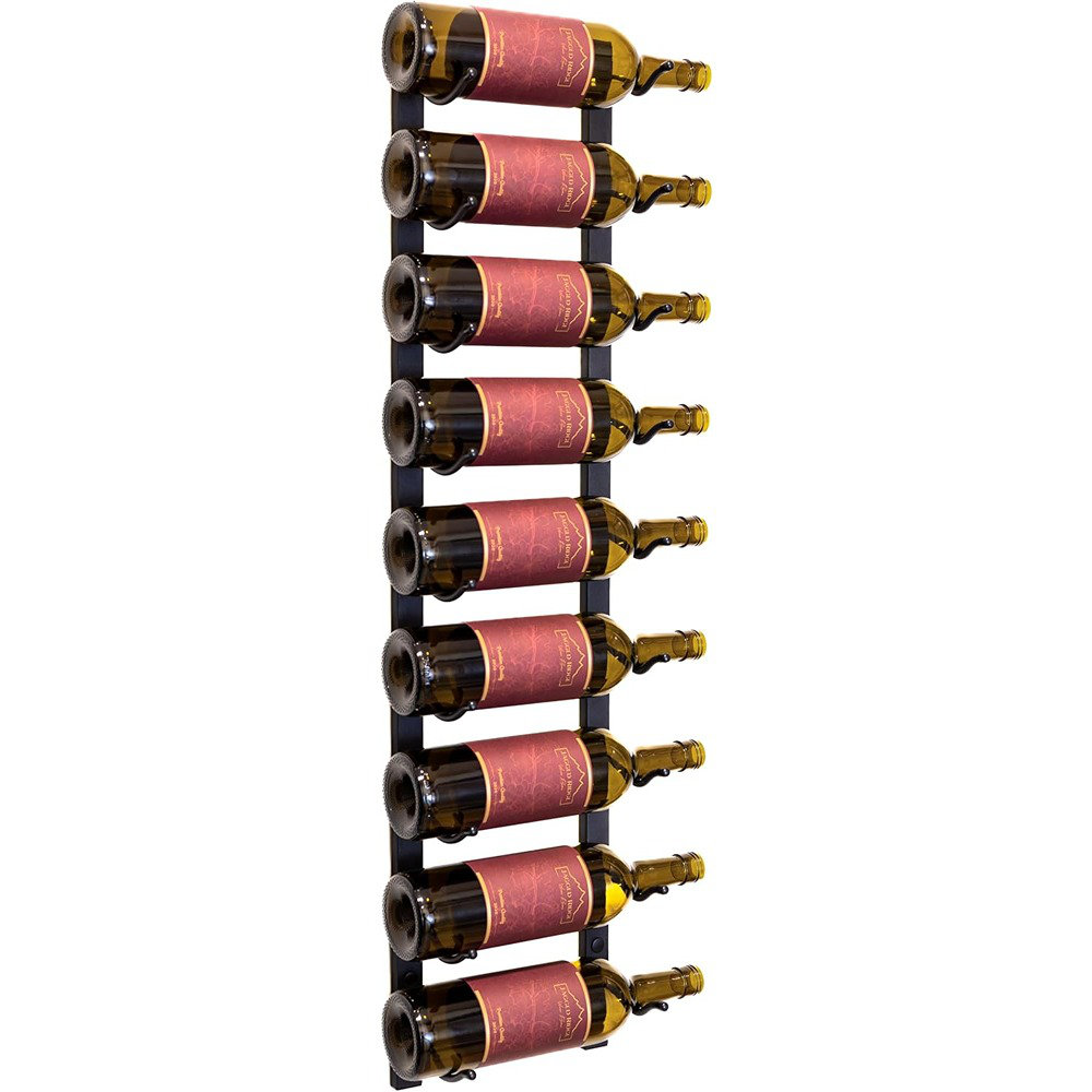 Prep & Savour Metal Wine Rack - 9 Wine Bottles Holder - M... | Wayfair