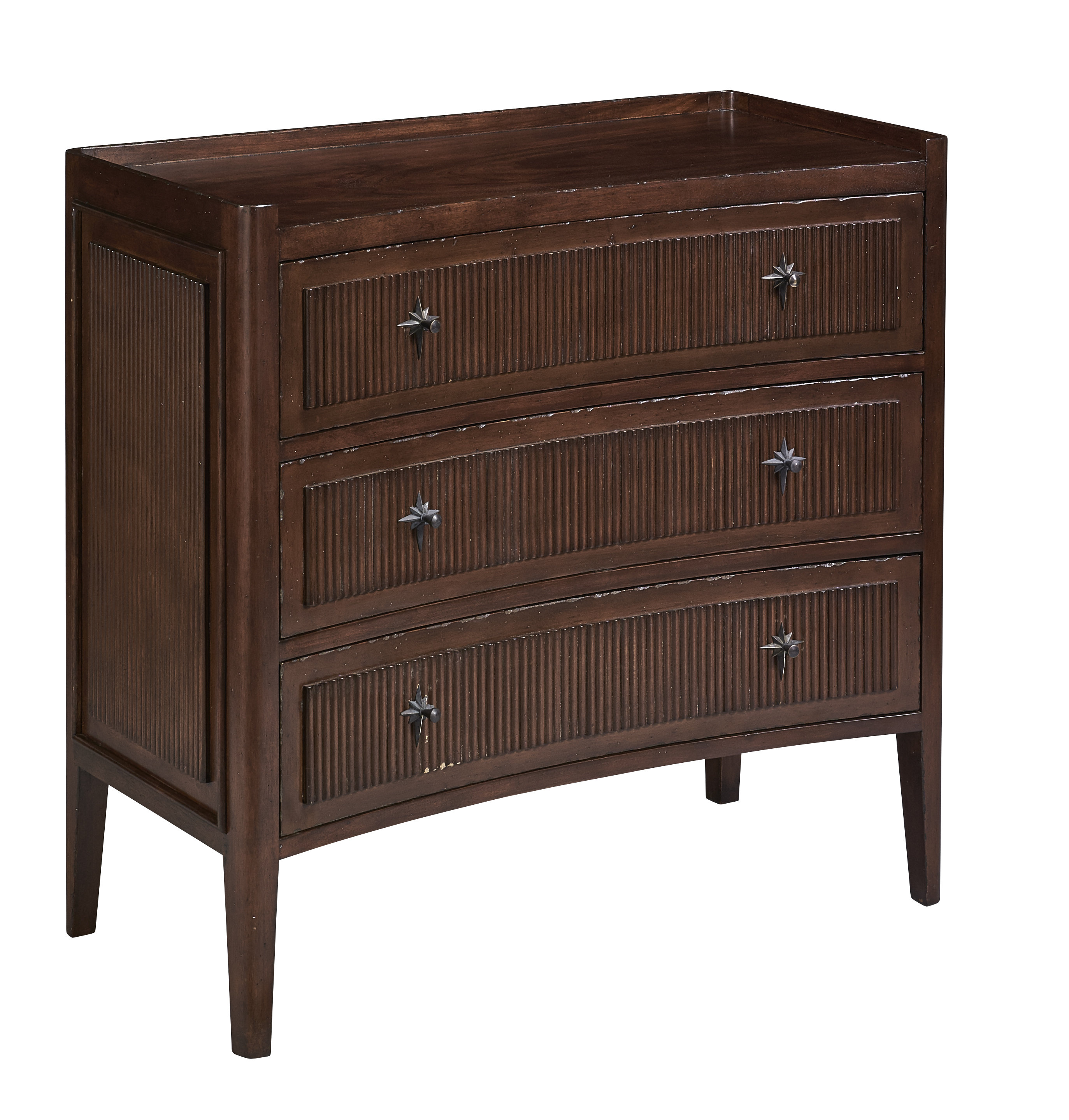 Red Barrel Studio® Solid Wood 3 - Drawer Accent Chest | Wayfair