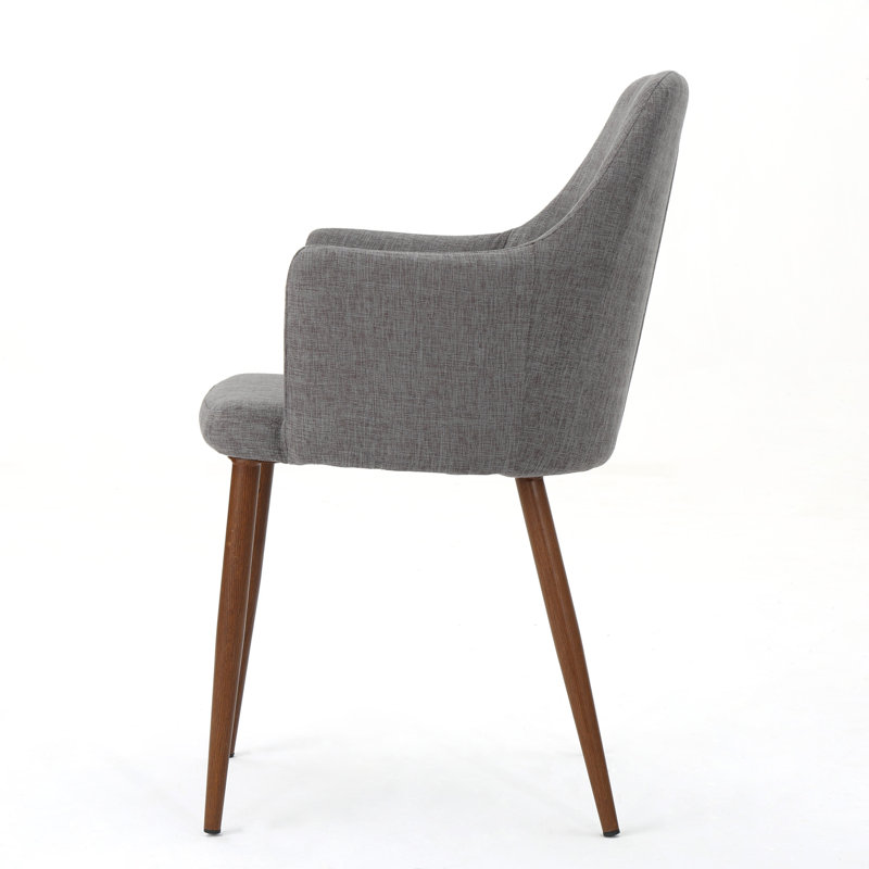 George Oliver Joshua Polyester Blend Solid Back Arm Chair & Reviews ...