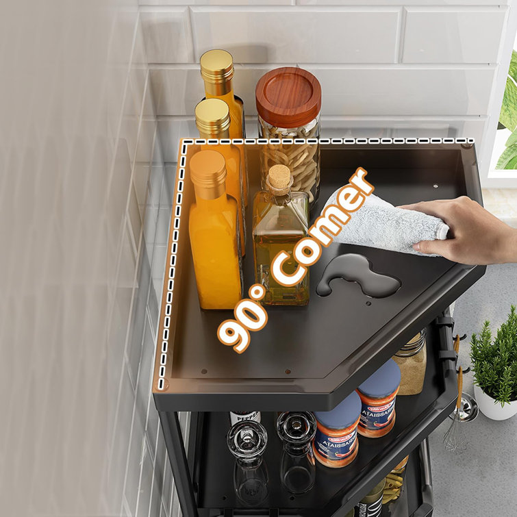 Prep & Savour Free-standing Corner Spice Rack - Wayfair Canada