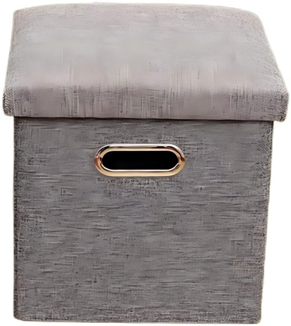 Ebern Designs Storage Ottoman Storage Cube Seat Foldable Foot Rest ...