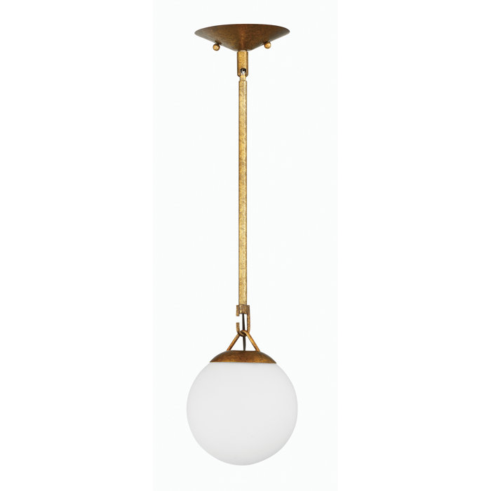 George Oliver Ison 1 - Light Single Pendant | Wayfair