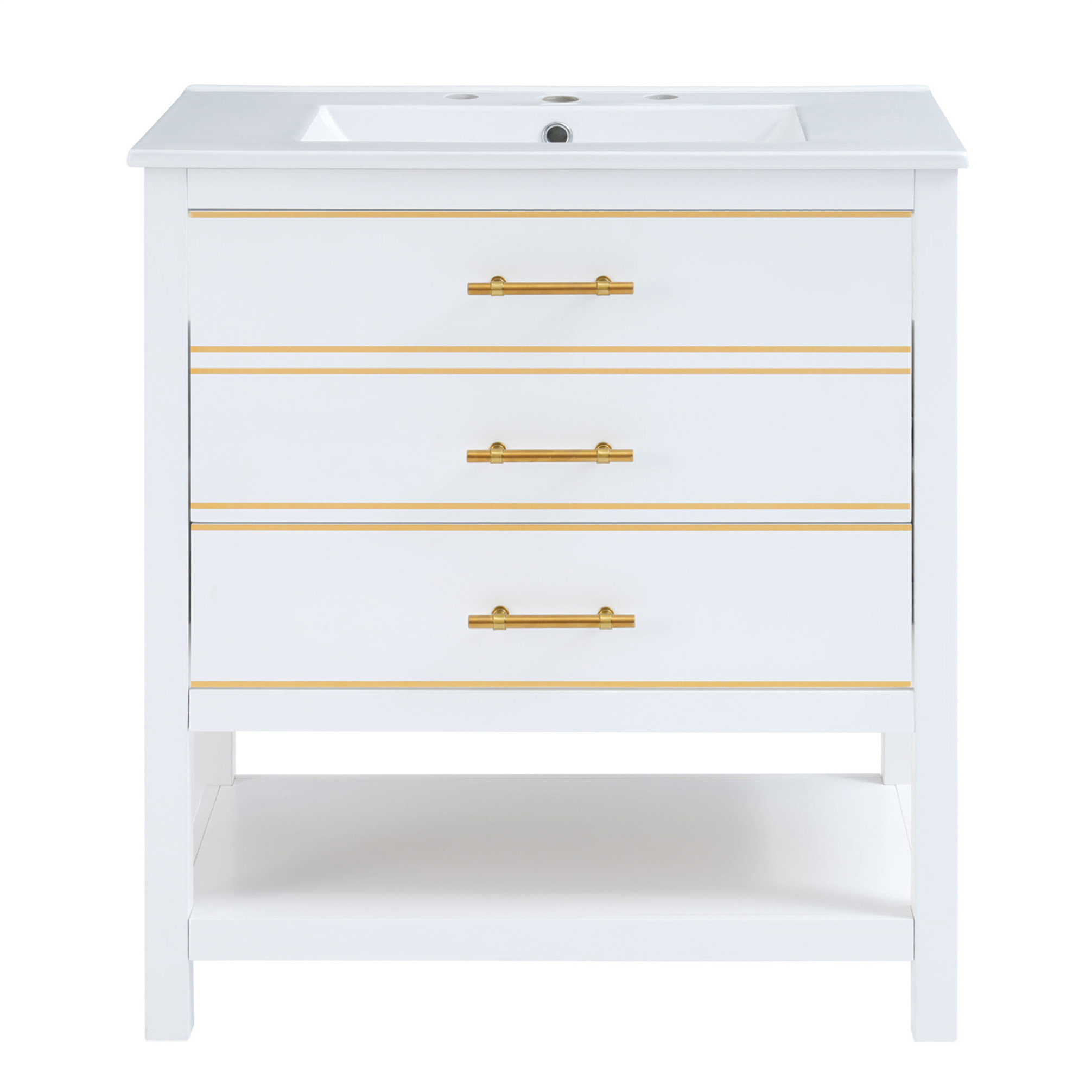 HLILish 18'' Single Bathroom Vanity Base Only | Wayfair