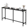 Ebern Designs Counter Height Bar Dining Table with Metal Frame for ...