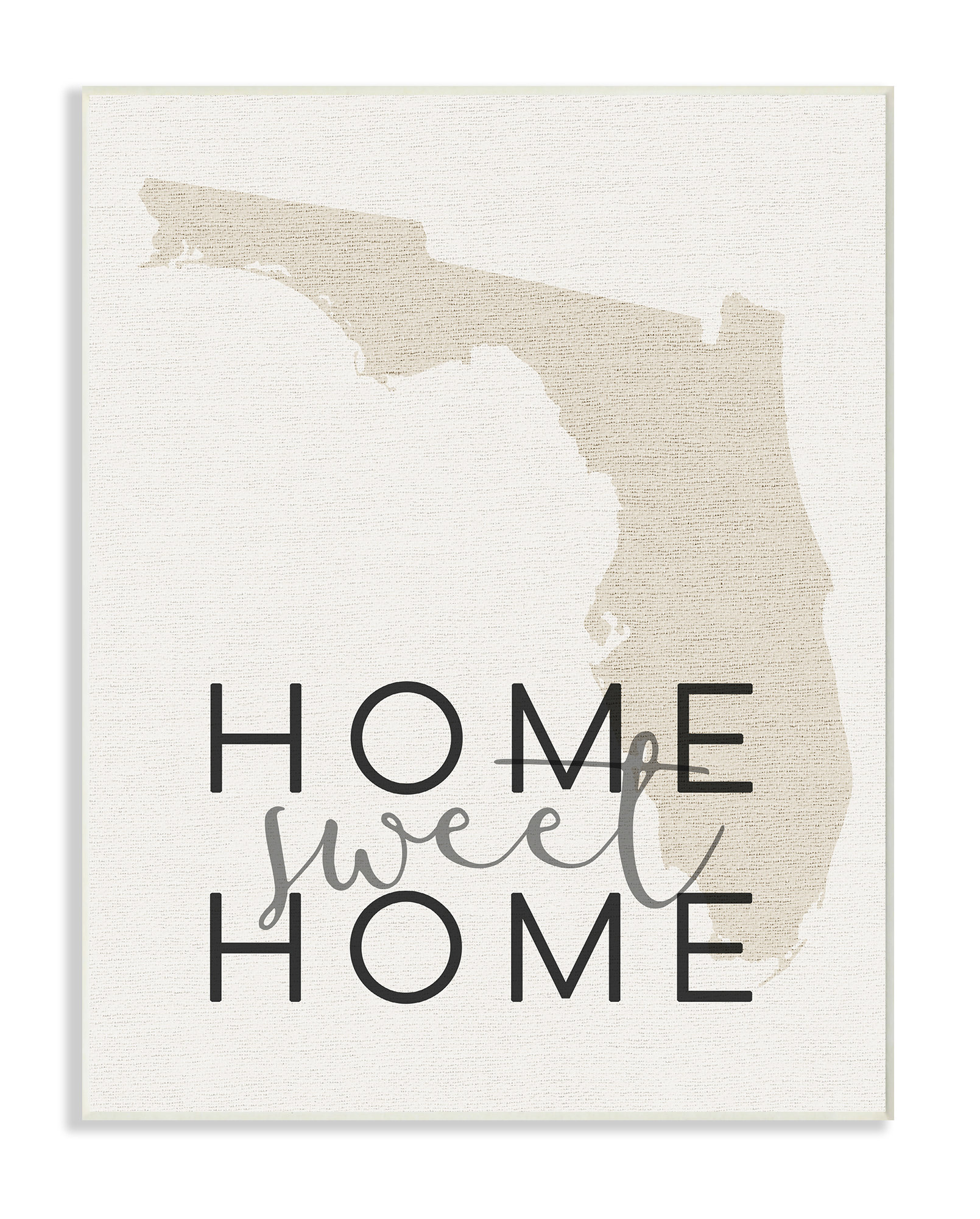 Gracie Oaks Home Sweet Home Florida Typography by Daphne Polselli ...
