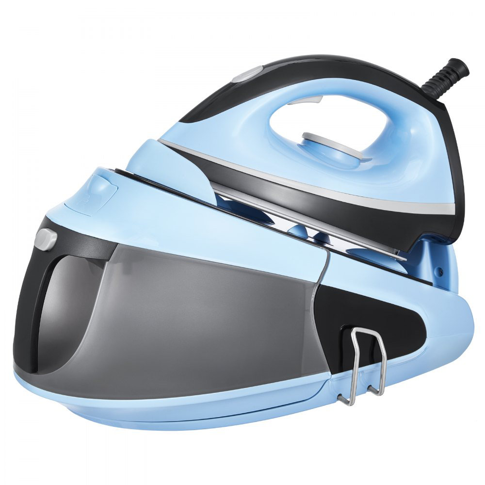 VEVOR Steam Station 1700W Steam Iron for Clothes with 1.8L Water Tank ...