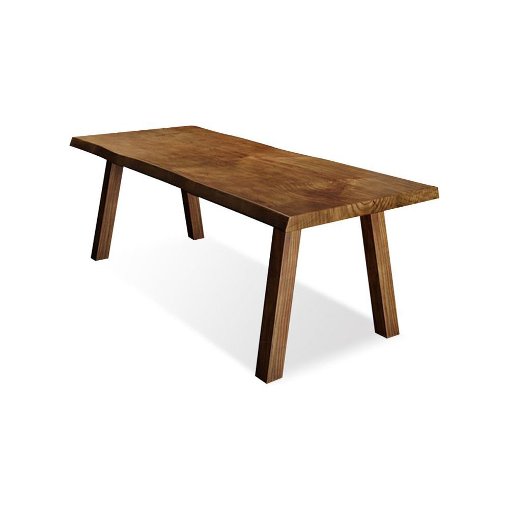 Gracie Oaks Tan Rectangular Solid Wood Dining Table - Wayfair Canada