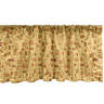 Ambesonne African Valance Pack of 2 Quirky Art Forms Sand Brown Ginger ...