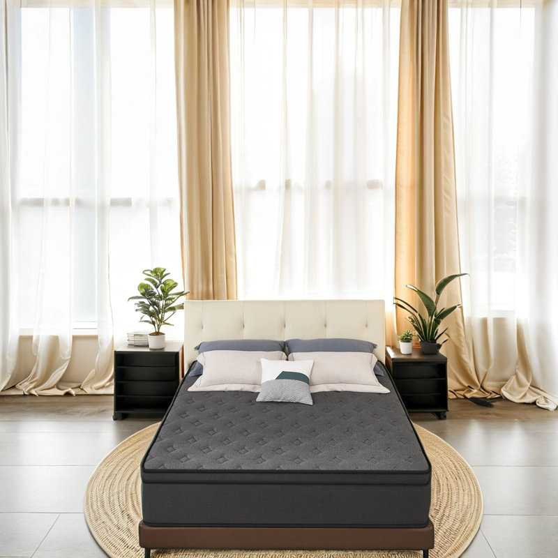 Alwyn Home Mattress Hybrid Mattress Eurotop With Gel Memory Foam Motion ...