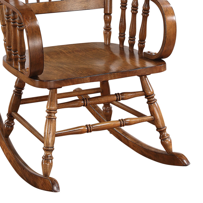 Alcott Hill® Anstead Solid Wood Rocking Chair | Wayfair
