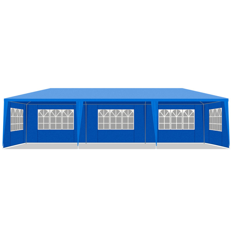 Outopee Outdoor 30 Ft. W x 10 Ft. D Metal Party Tent | Wayfair