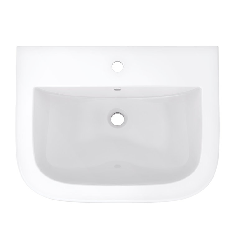 Gerber Wicker Park Single Hole Wall Hung Bathroom Sink - Wayfair Canada