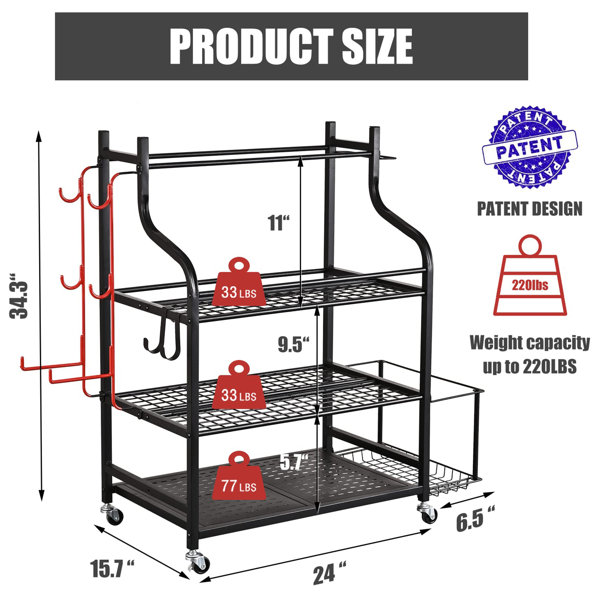 Arlmont & Co. Adrionna Freestanding Sports Rack & Reviews | Wayfair