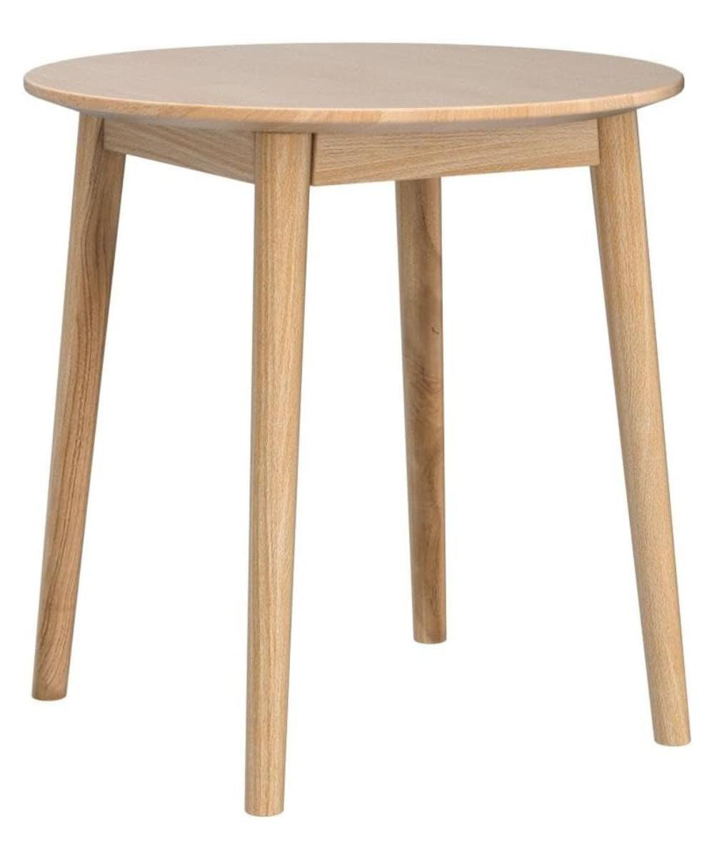 Co-t 28.3" Small Round Dining Table For 2, Wooden Kitchen Dinner Table ...
