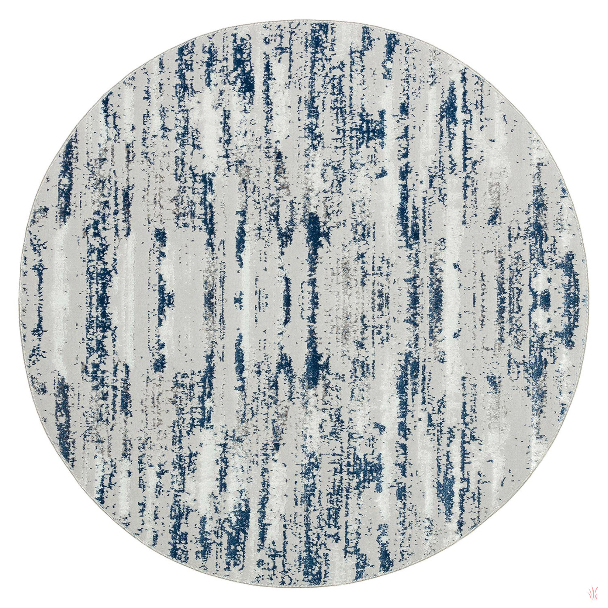 17 Stories Milano Washable Woven Area/Round Rug | Wayfair