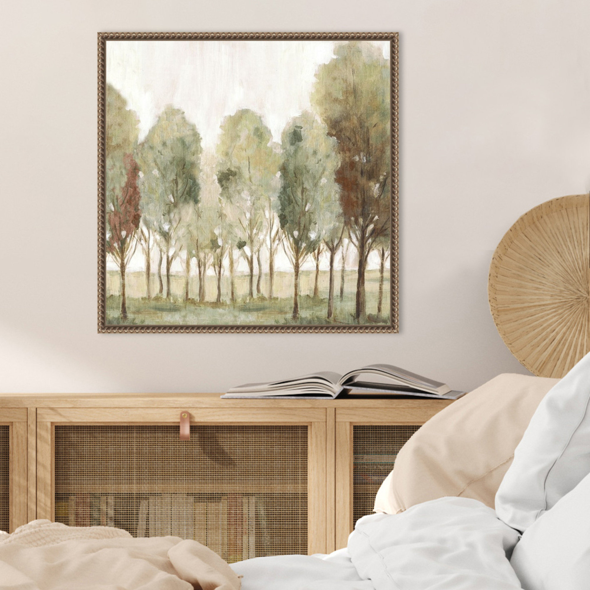 Lark Manor™ Silent Fall Trees I by Eva Watts Framed Canvas Wall Art ...
