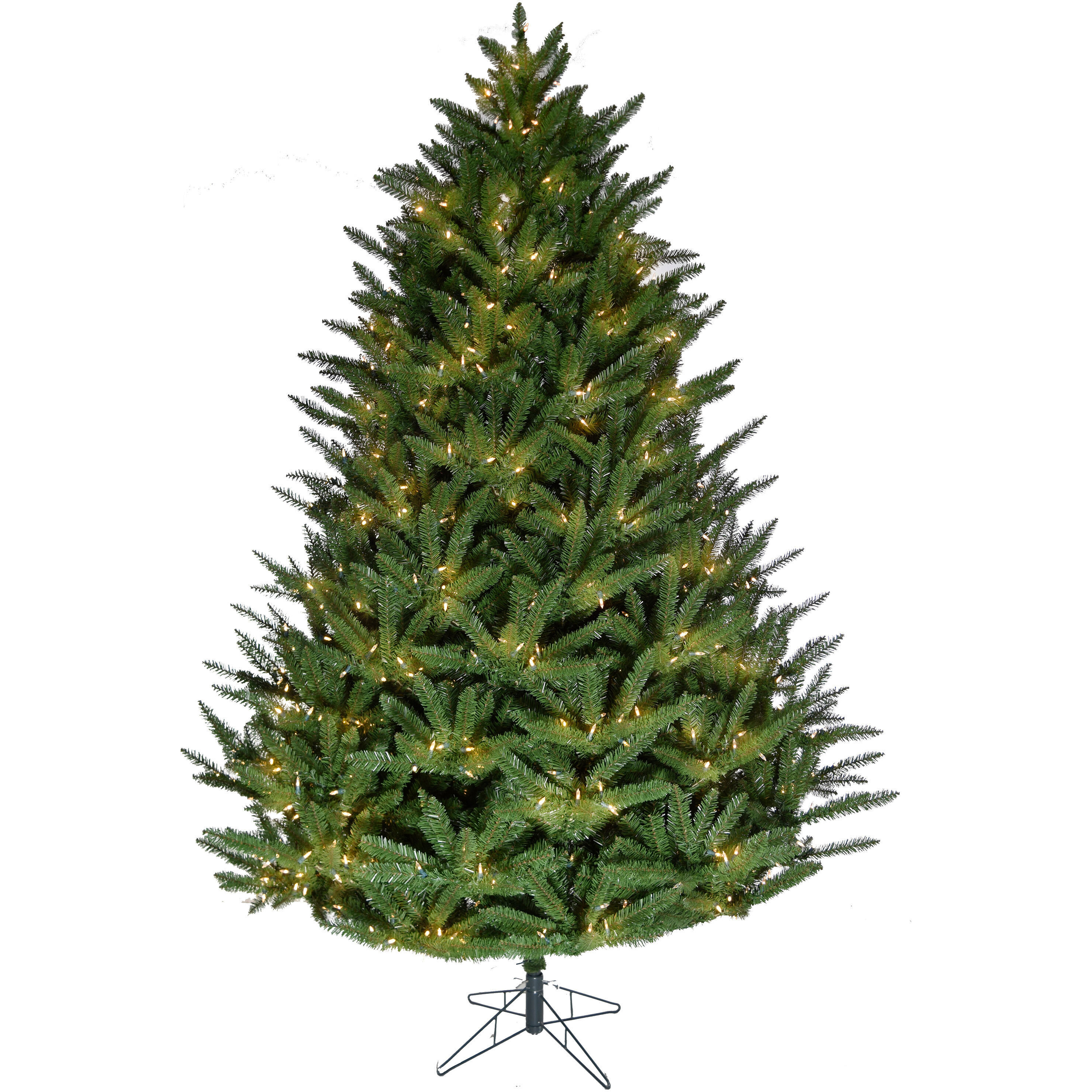 Fraser Hill Farm Centerville Green Pine Artificial Christmas Tree with ...