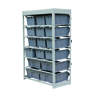 Rebrilliant Jymon 33 W x 15 D x 50 H Garage Storage Bin Rack System ...