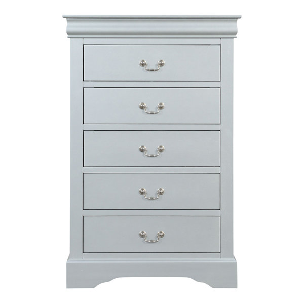Grovelane Louis Philippe Transitional 5-Drawer Rectangular Chest ...