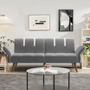 Willa Arlo™ Interiors Leachville Full 69.69'' Upholstered Cushion Back ...