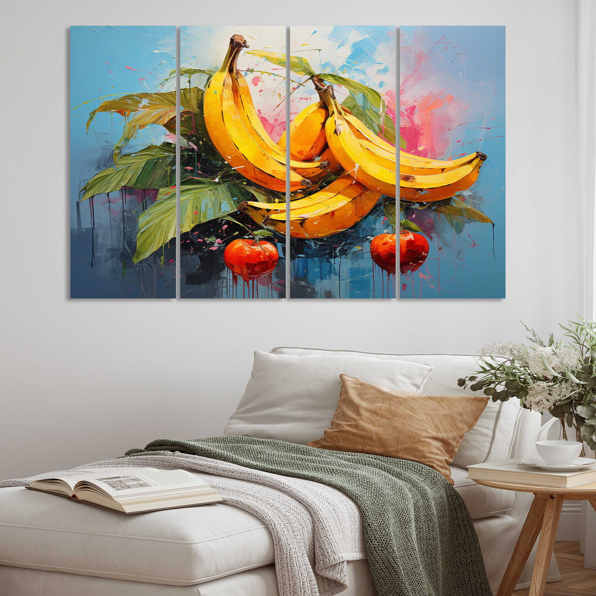 Design Art Vibrant Fruit Harvest V - Fruits Metal Wall Decor Set ...
