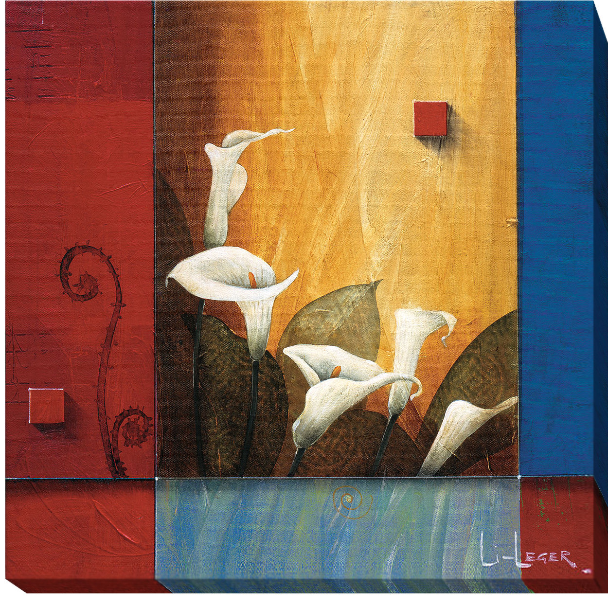 Red Barrel Studio® Tranquil Garden by Don Li-Leger - Painting Print on ...