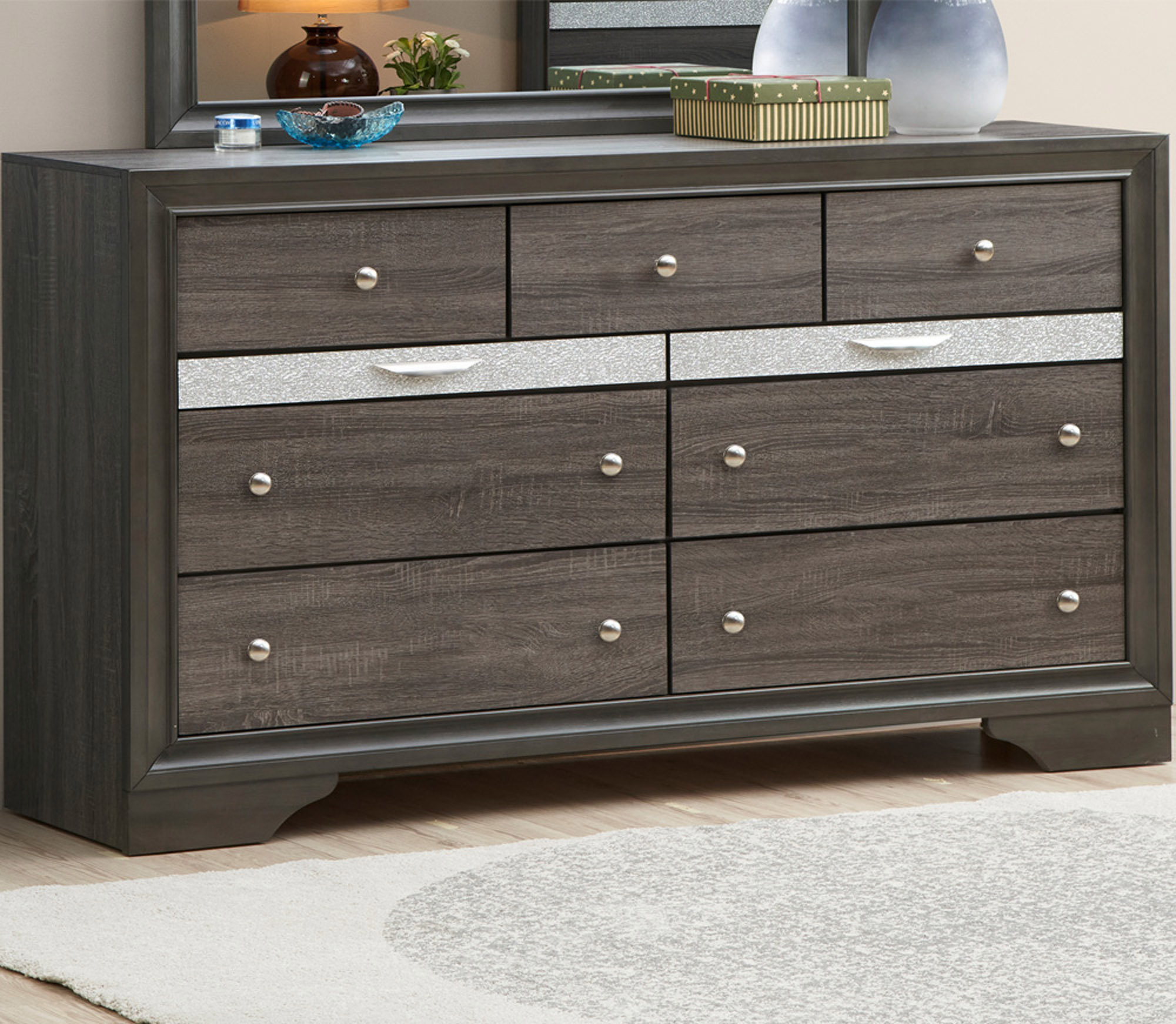 Mercer41 9 Drawers Chest TV Stand, Storage Dresser - Wayfair Canada