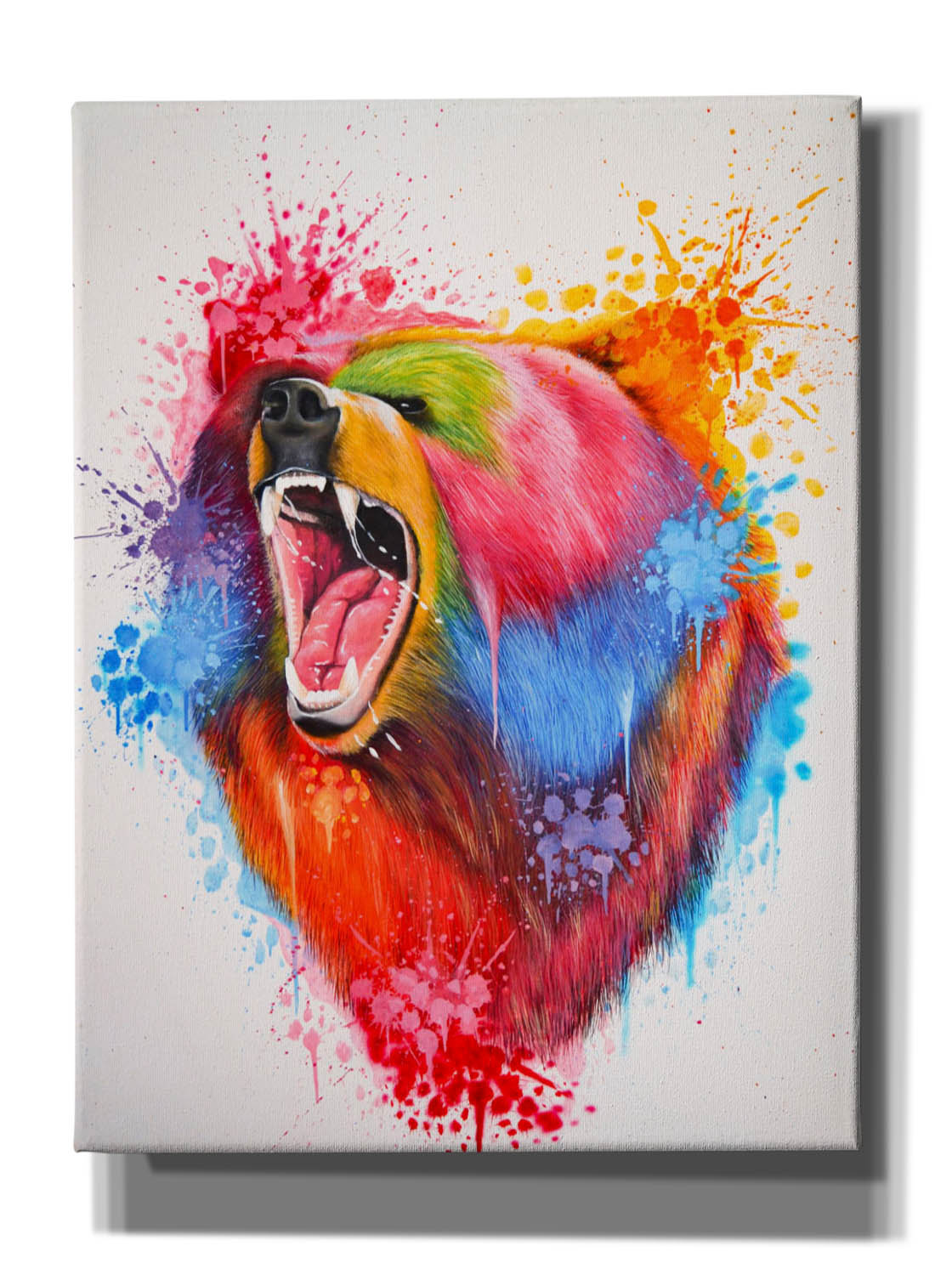 Millwood Pines Epic Graffiti 'Oso Splash' By Ivan Negrete, Canvas Oso ...