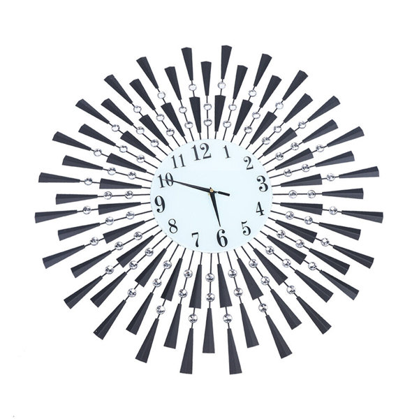 Orren Ellis Pyari 27 Inch Non Ticking Wall Clock & Reviews | Wayfair